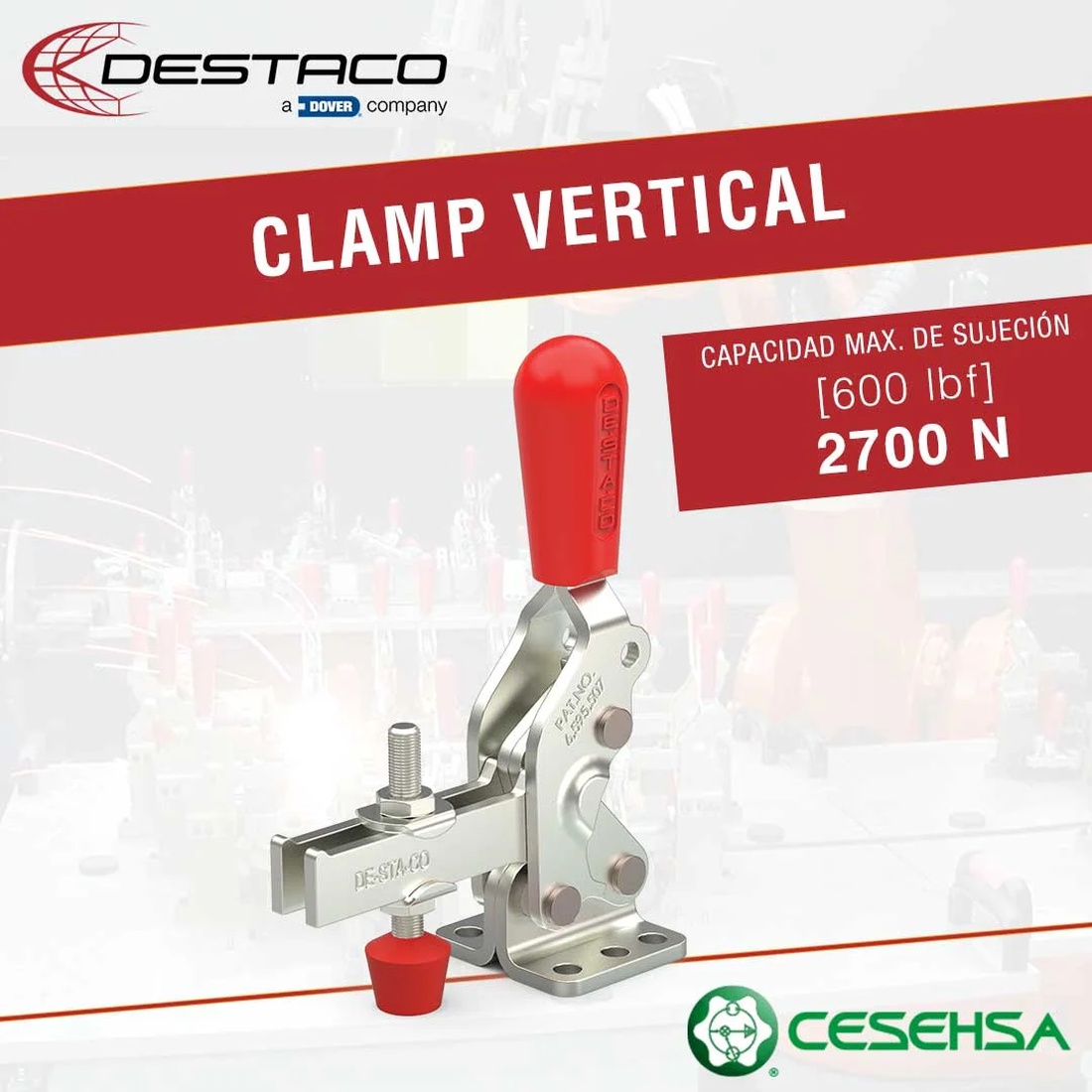 Clamp vertical 2002-USS | Cesehsa-